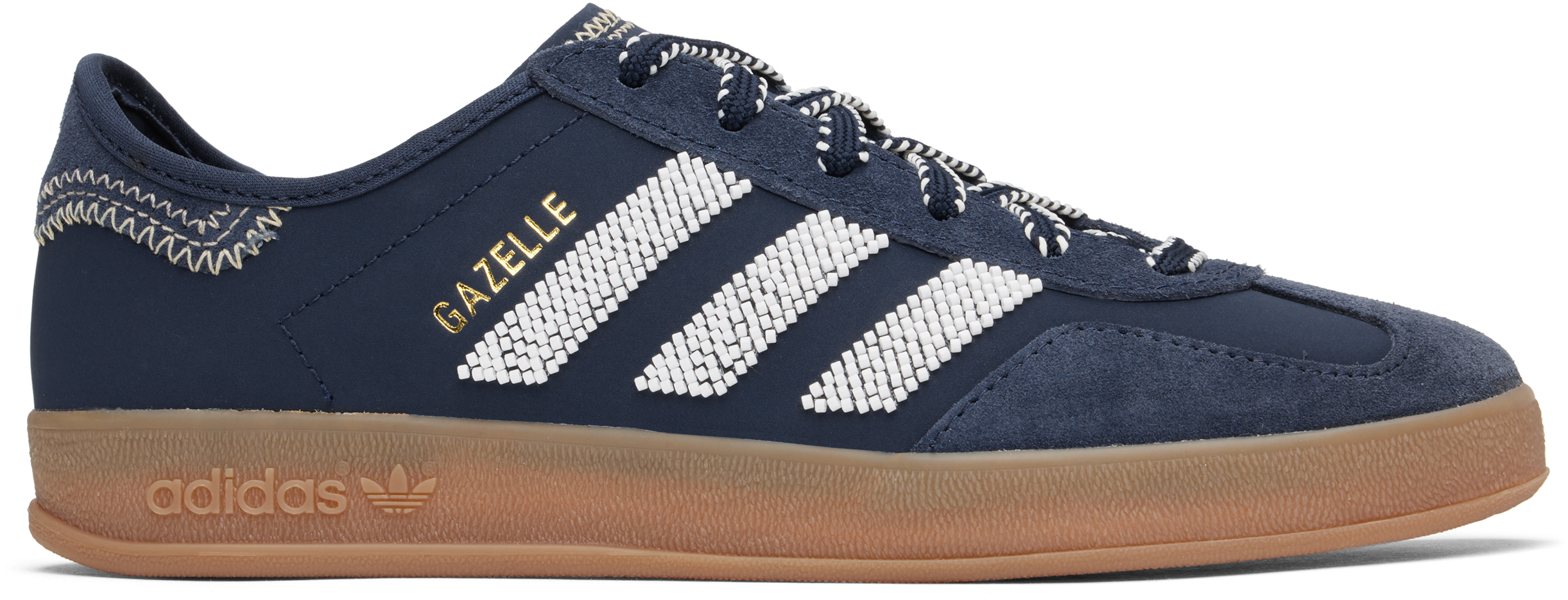 adidas Originals: Navy CLOT Edition Gazelle Sneakers | SSENSE
