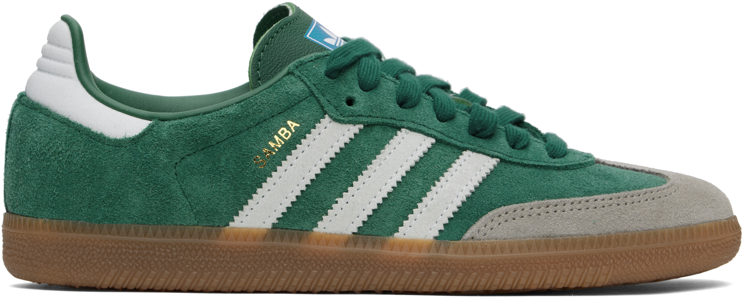 adidas Originals: Green Samba Originals Sneakers | SSENSE Canada