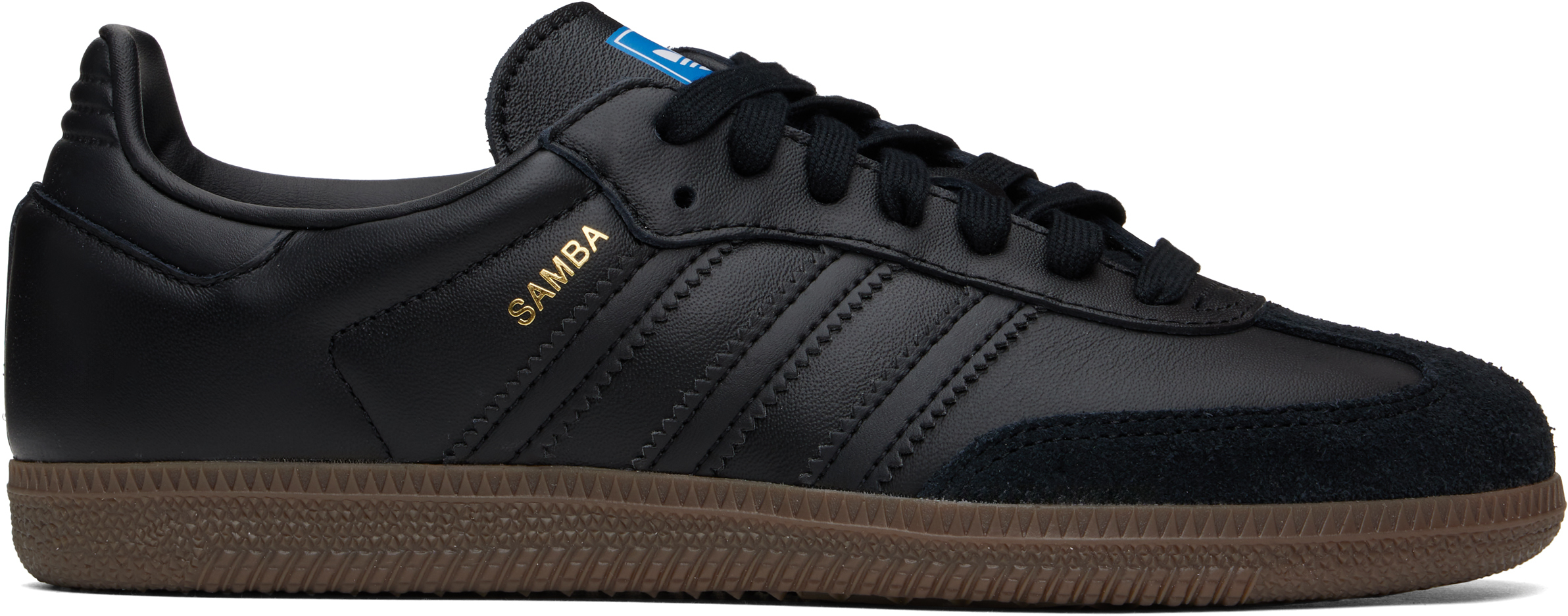 adidas Originals: Black Samba OG Sneakers | SSENSE