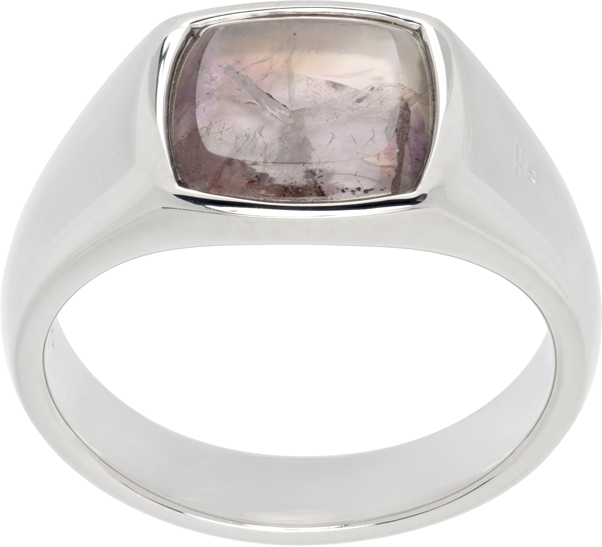 Tom Wood: Silver Limited Edition Kay Sakura Ring | SSENSE Tom Wood: Silver Limited Edition Kay Sakura Ring | SSENSE
