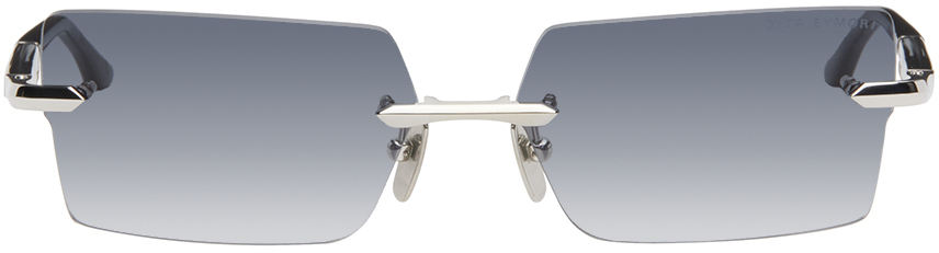 Dita: Silver & Black Eymori Sunglasses | SSENSE