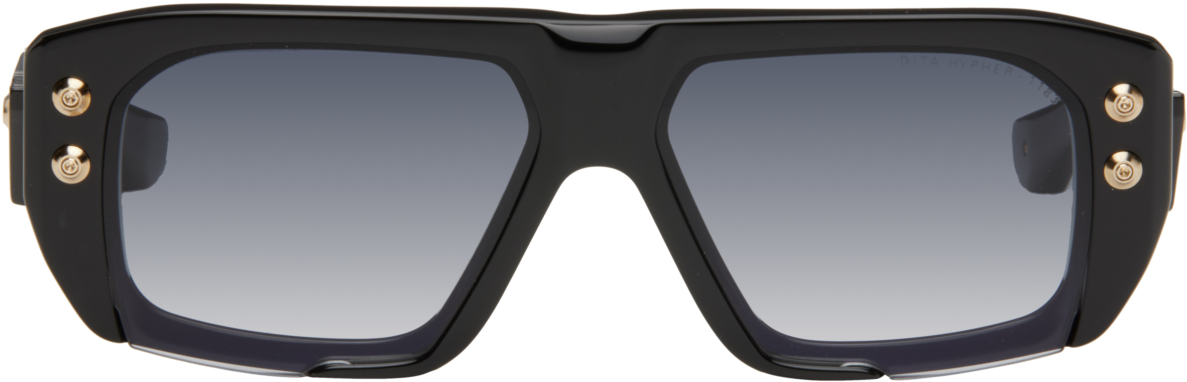 Dita: Black Hypher-1183 Sunglasses | SSENSE