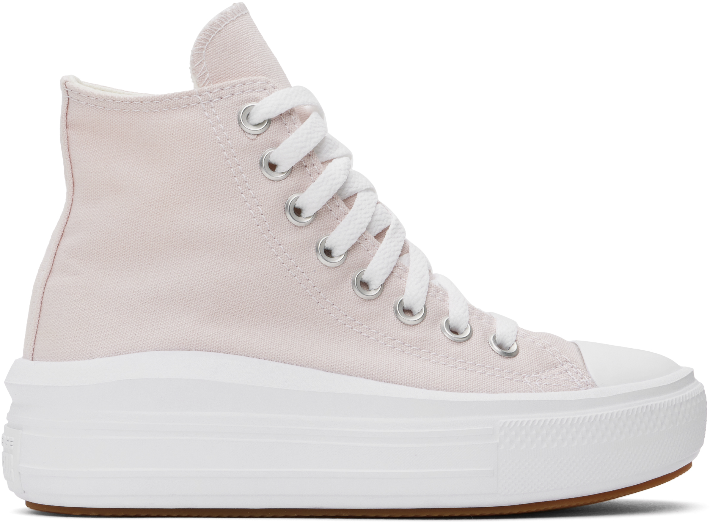Converse: Pink Chuck Taylor All Star Move Platform High Top Sneakers ...