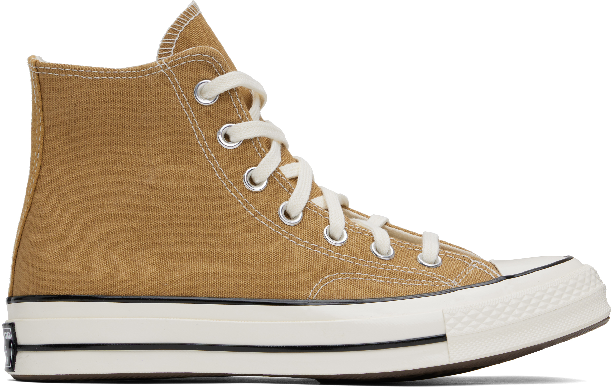 Converse: Tan Chuck 70 High Top Sneakers | SSENSE