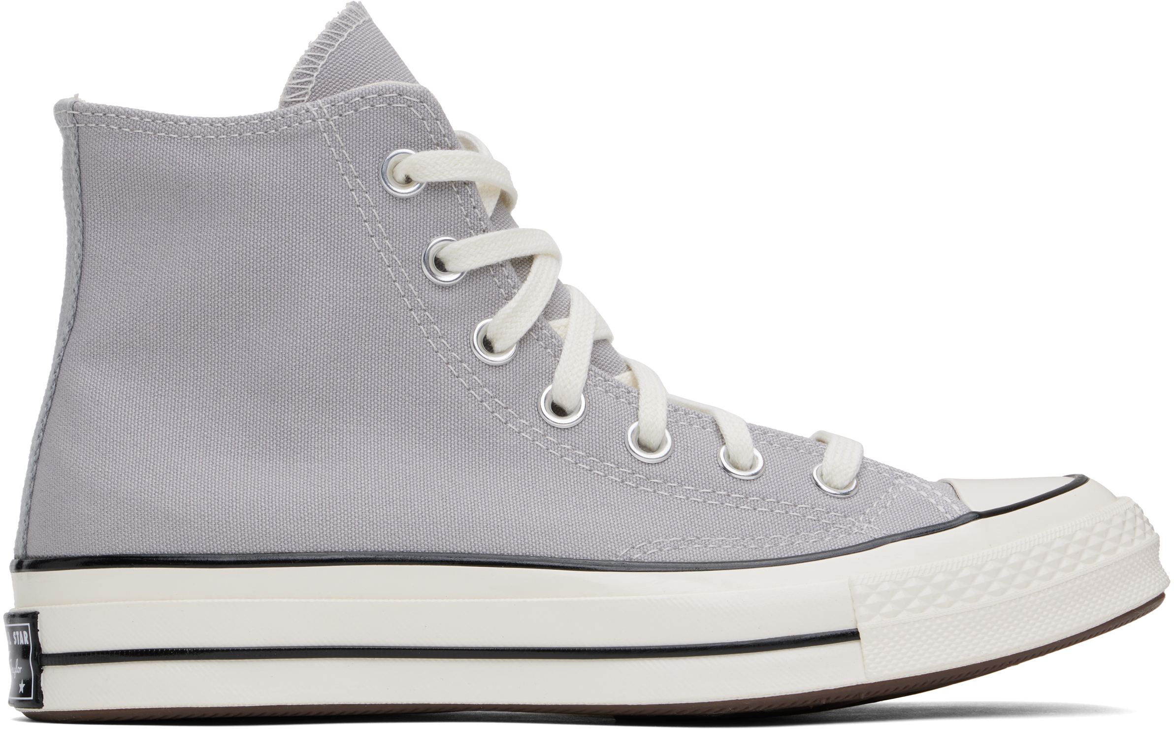 Converse: Baskets montantes Chuck 70 grises | SSENSE France
