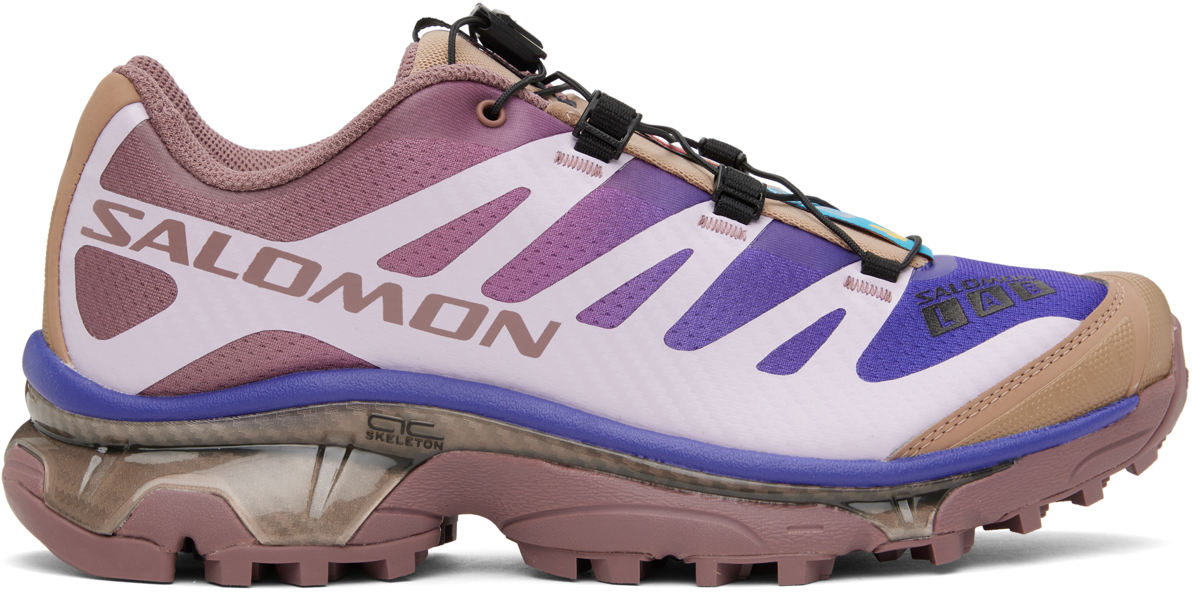 Salomon Purple Brown XT 4 OG Sneakers SSENSE