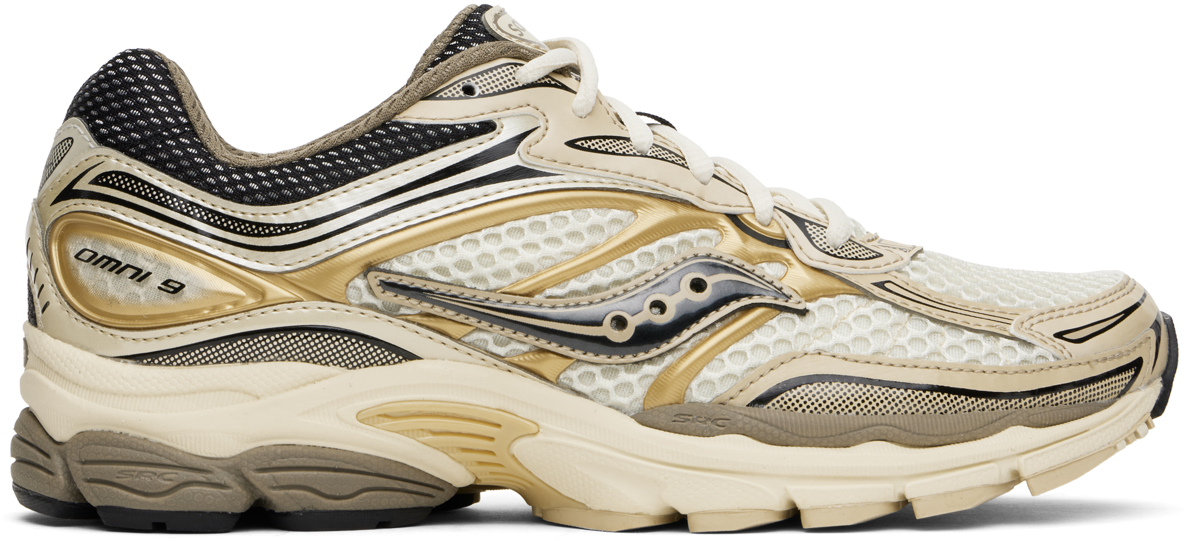 Saucony: Beige OG ProGrid Omni 9 Sneakers | SSENSE