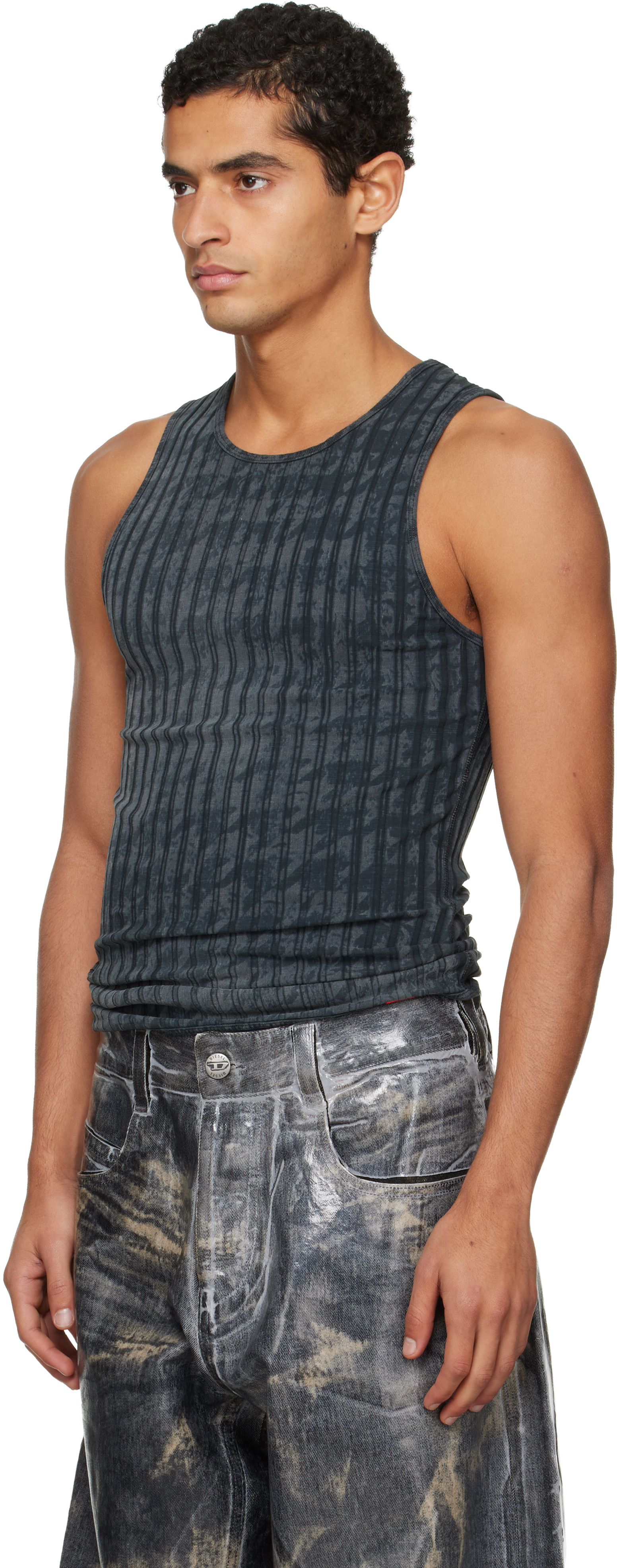 Diesel Gray T-goty-pie Tank Top | ModeSens