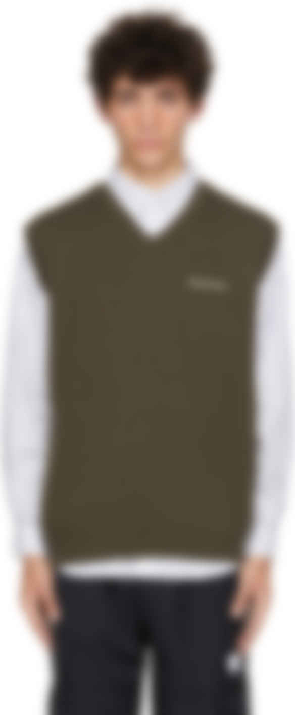 thisisneverthat: Green T-Logo Vest | SSENSE