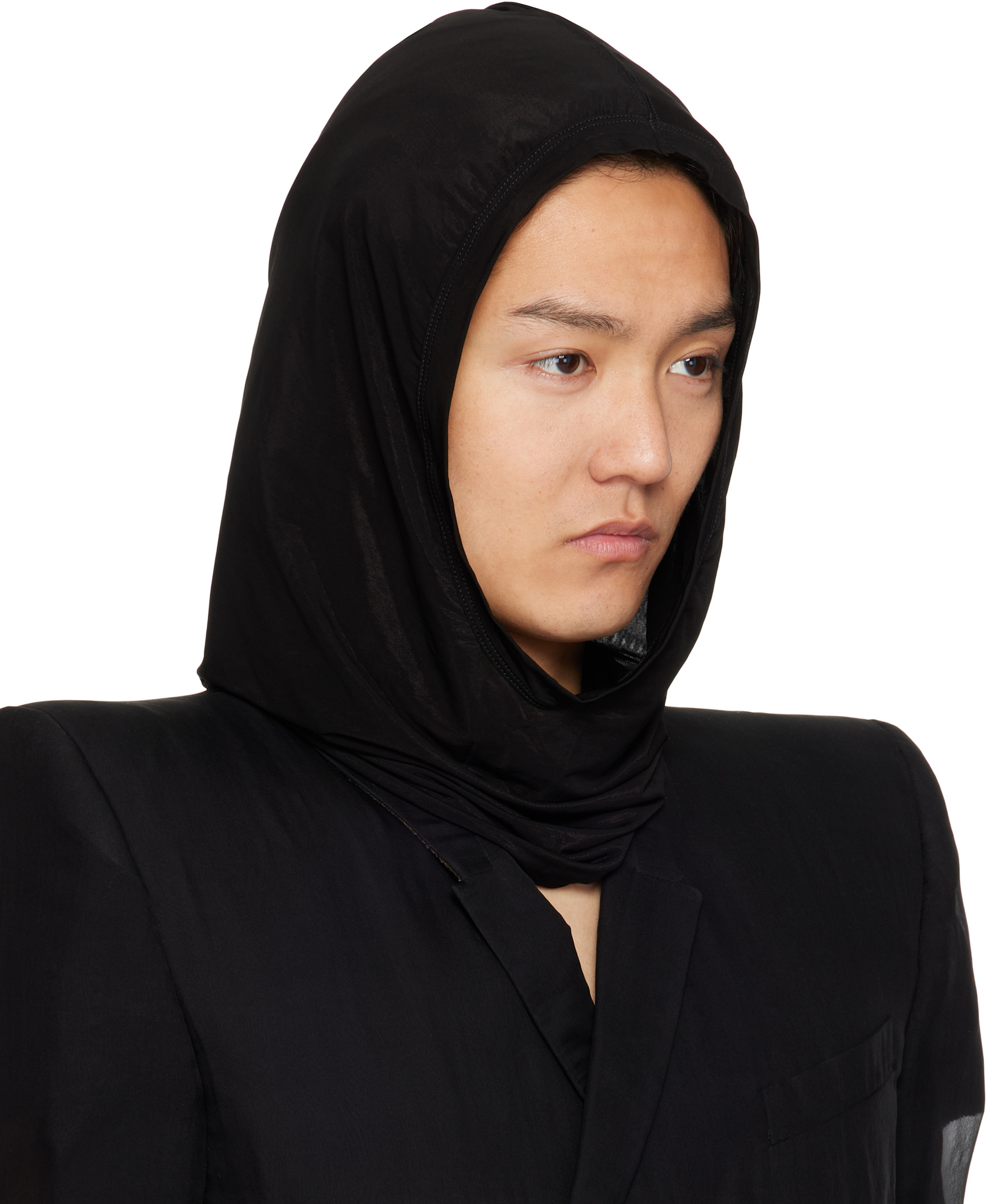 Rick Owens: Black Hollywood Jera Hood | SSENSE