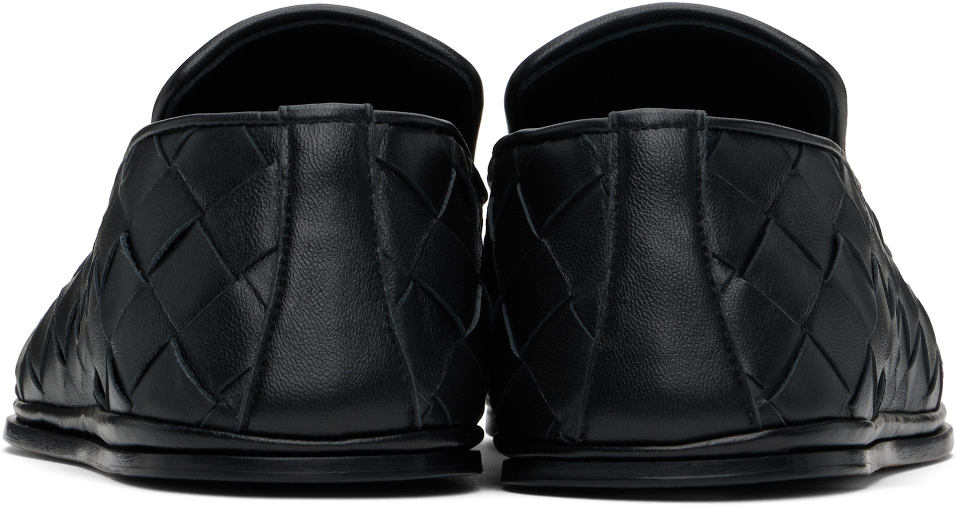 Bottega Veneta: Black Sunday Slippers | SSENSE Australia