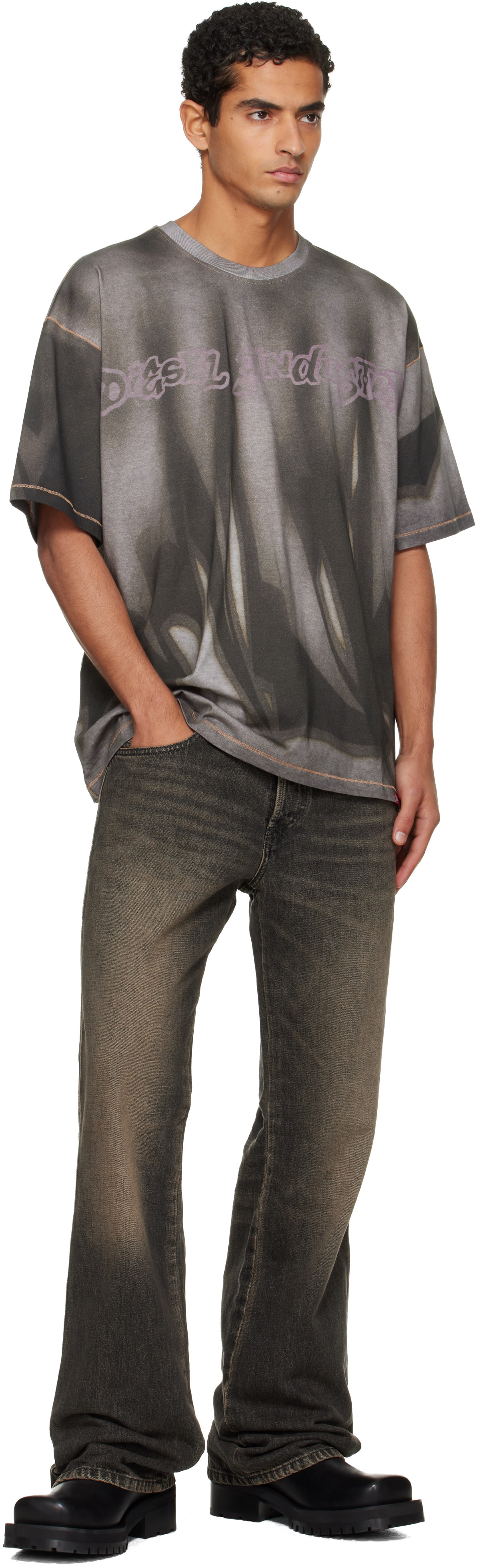 Diesel: Black Bootcut 1998 D-Buck Jeans | SSENSE Australia