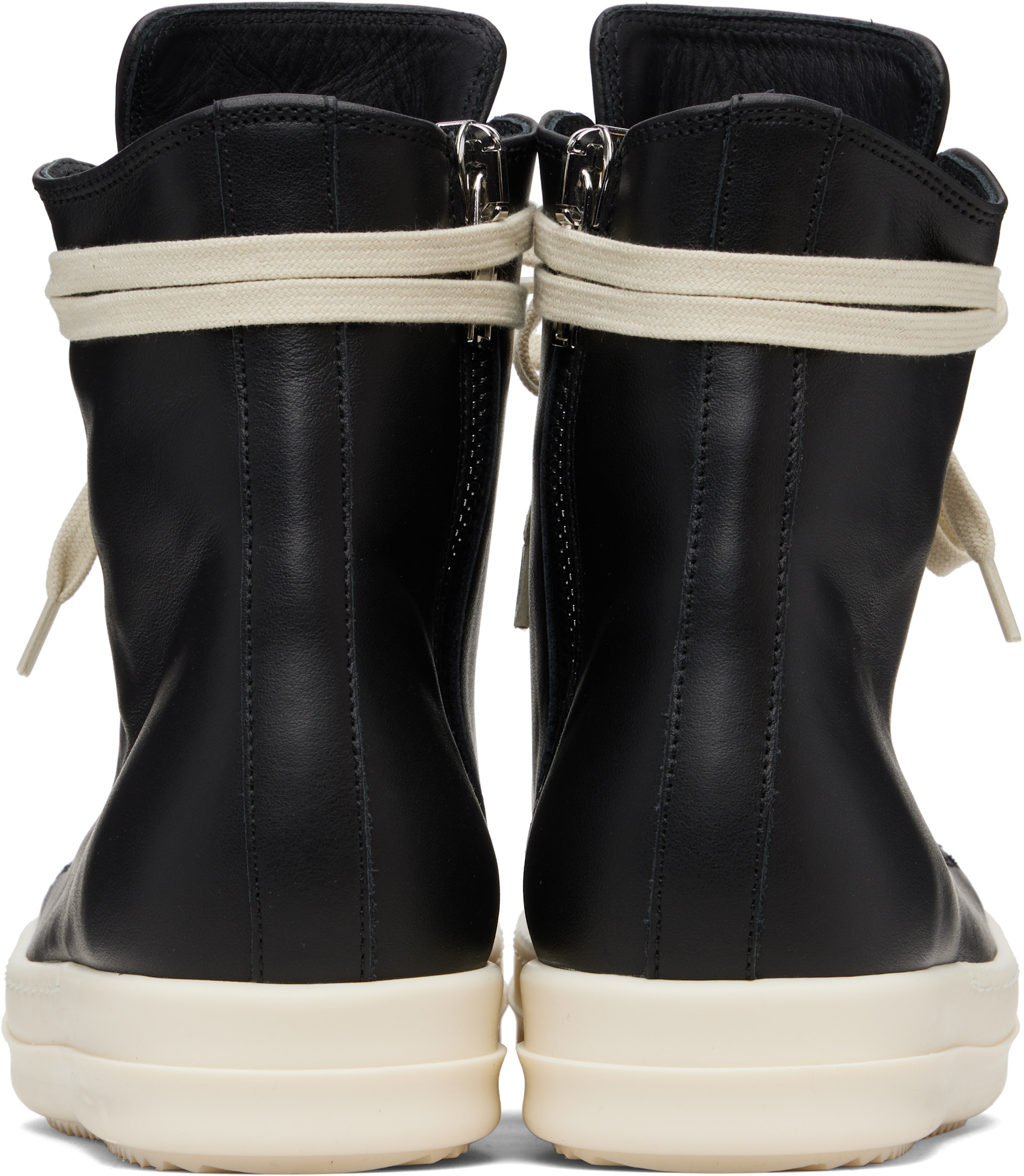 Rick Owens: Black Concordians Sneakers | SSENSE