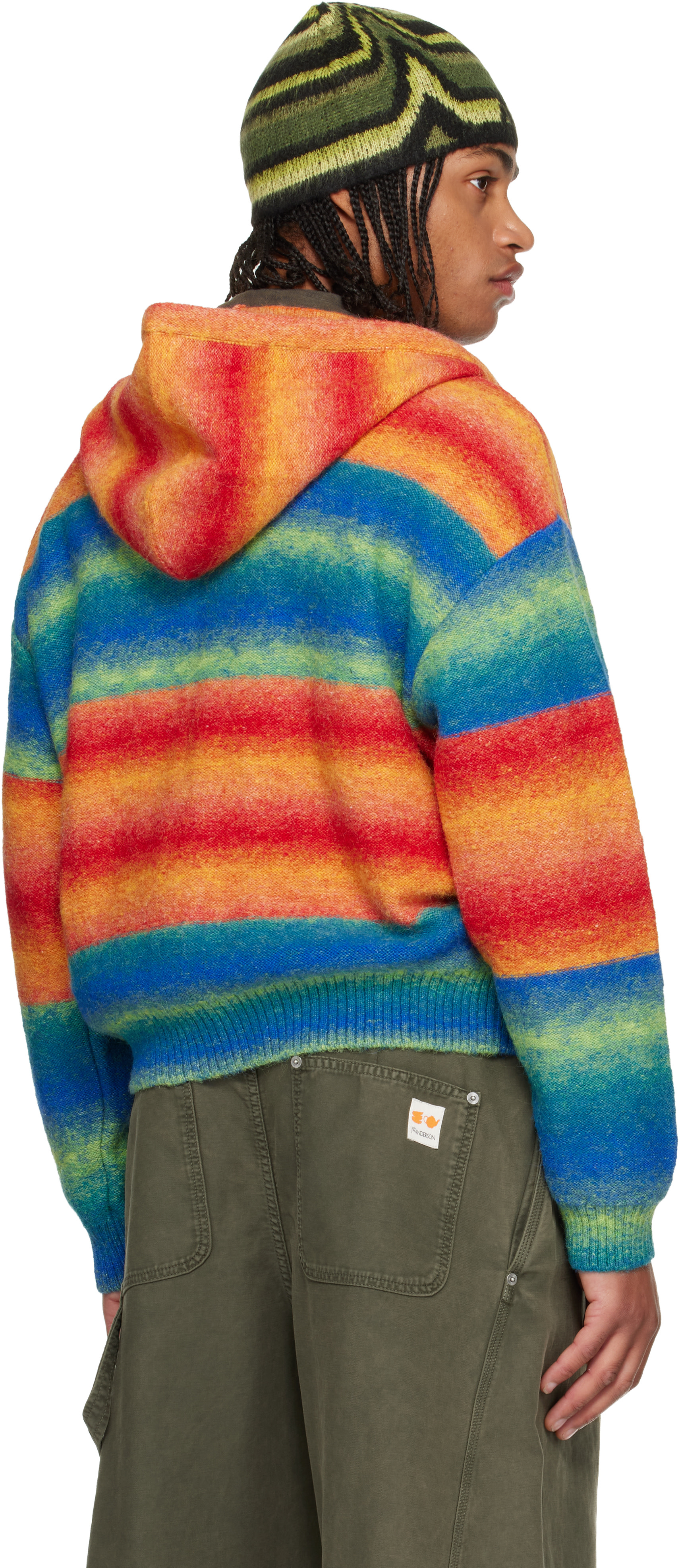 Andersson Bell: Orange & Blue Gradient Hoodie | SSENSE Australia