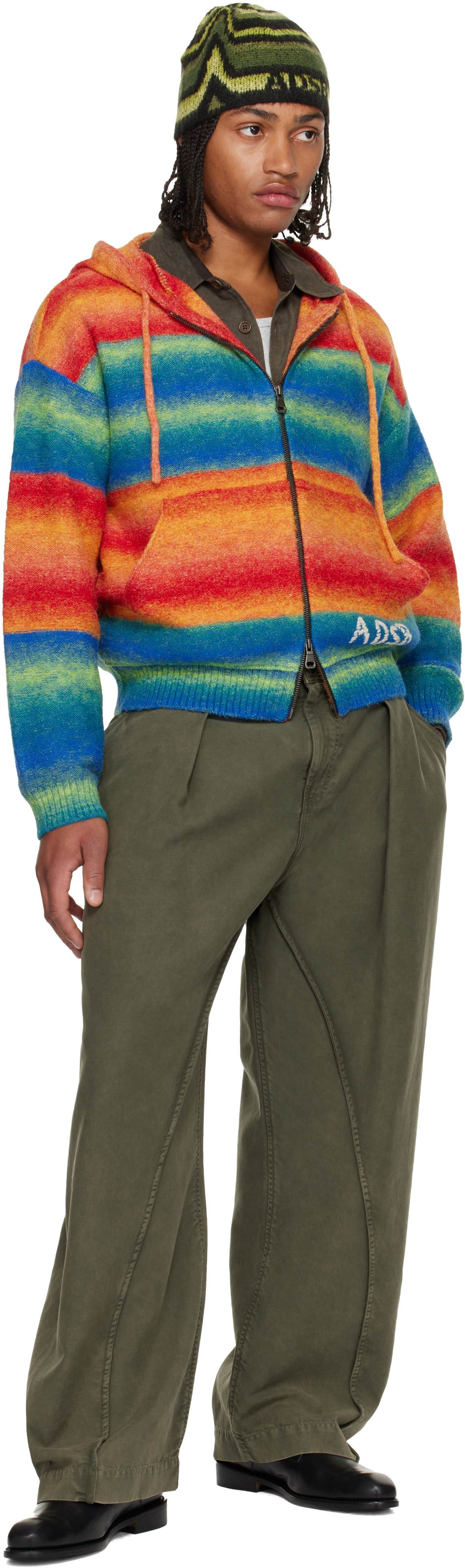 Andersson Bell: Orange & Blue Gradient Hoodie | SSENSE Australia