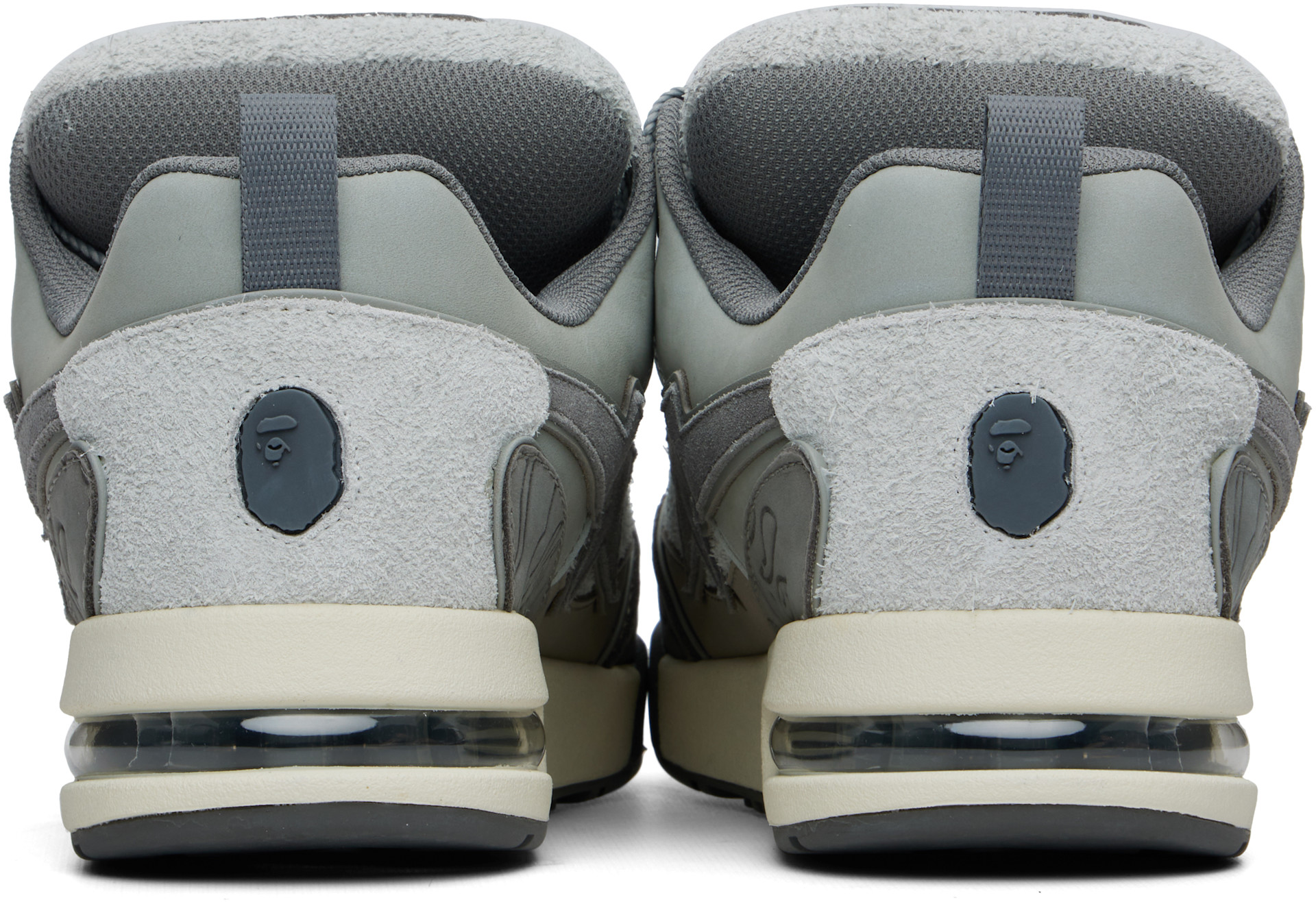 BAPE: Gray BAPE FLIP STA #1 Sneakers | SSENSE Canada