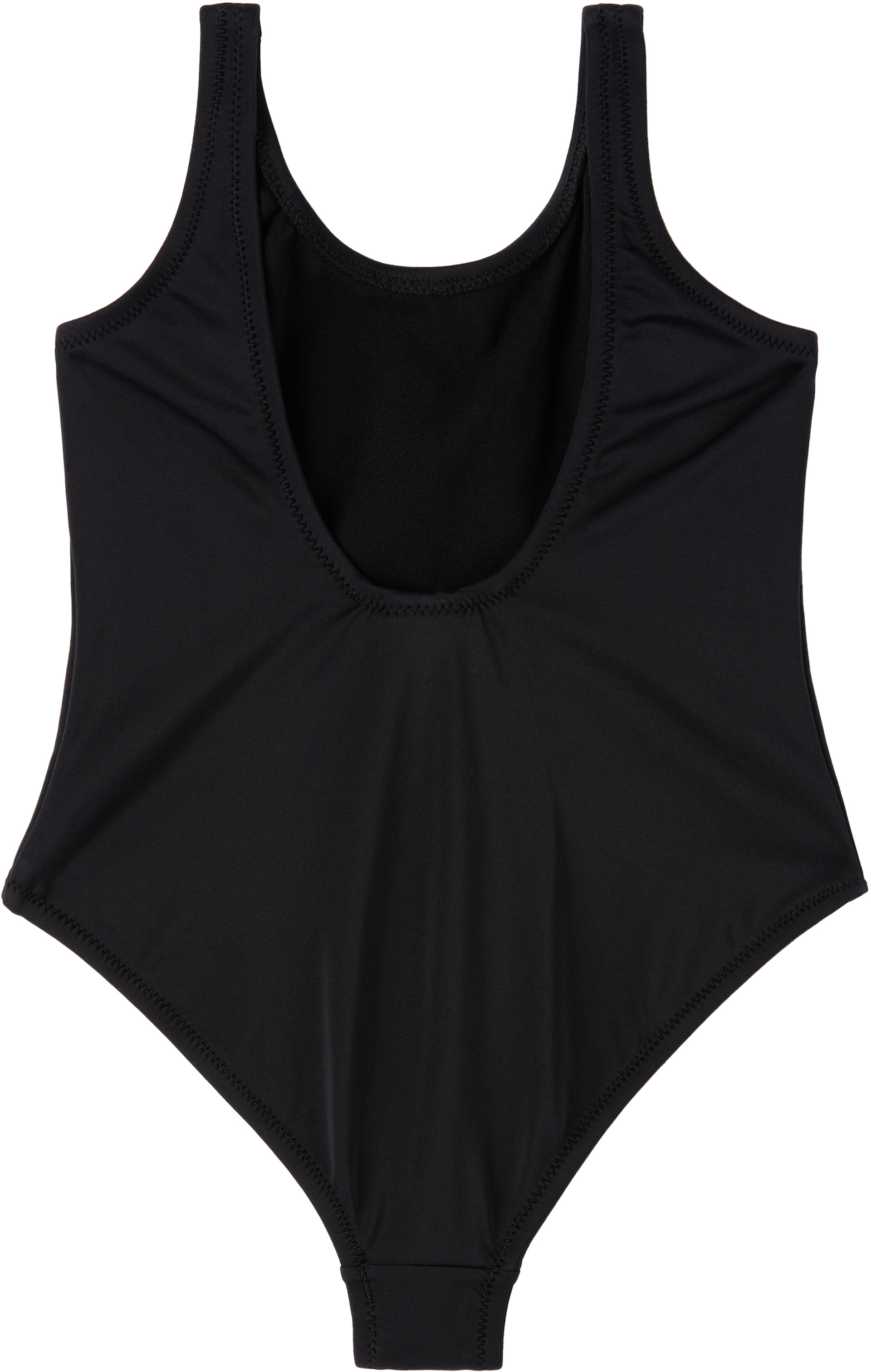 Marni: Kids Black Nylon 'Marni' Print Swimsuit | SSENSE