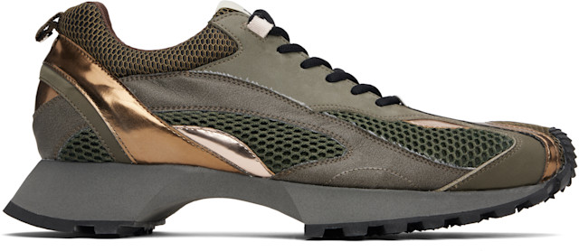 GmbH: Brown Ylem Sneakers | SSENSE India